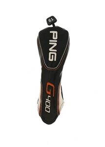 ping 2017 g400 19 degree 3 hybrid headcover black/white/orange