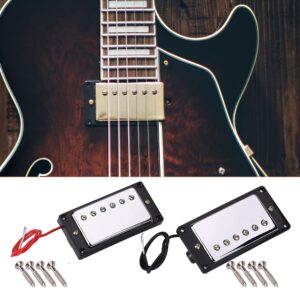 Bridge & Neck Pickup, Humbucker Coil Pickups for Electric Guitar