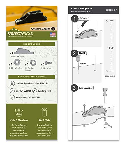 Sea-Lect Designs Clamcleat Jr. Kit