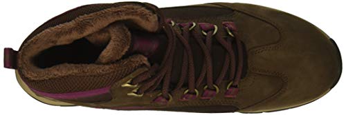 Timberland Women's MT. Maddsen Winter Waterproof Ins Hiking Boot, Dark Brown Nubuck, 9 M US