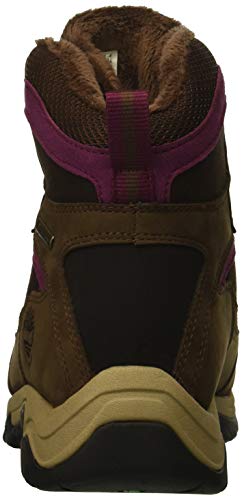 Timberland Women's MT. Maddsen Winter Waterproof Ins Hiking Boot, Dark Brown Nubuck, 9 M US