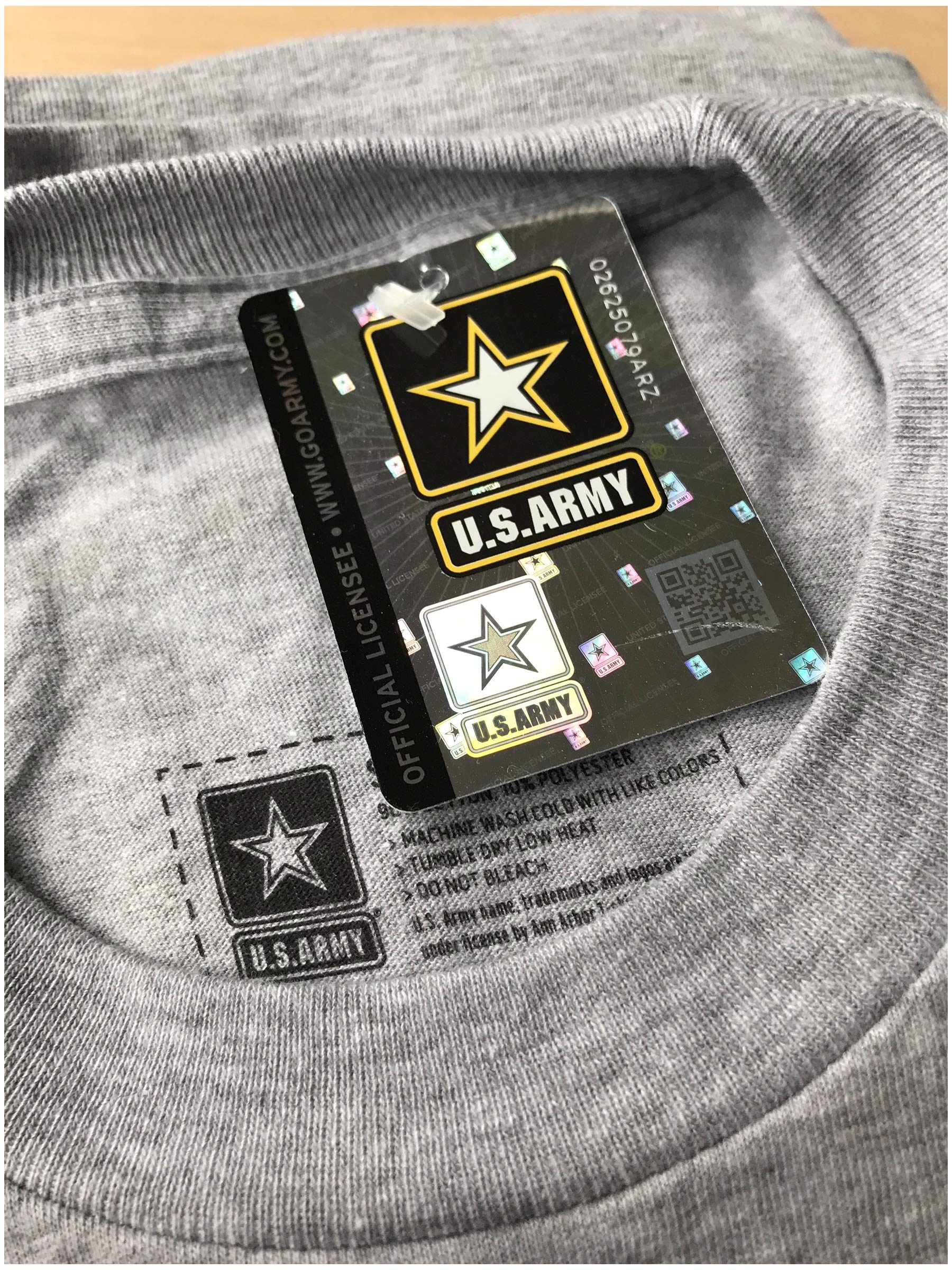 Ann Arbor T-shirt Co. Army PT Style Shirt | U.S. Military Physical Traning Infantry Workout T-Shirt-(Adult,S)