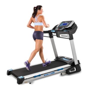 xterra fitness trx4500 premium performance series folding treadmill, large xtrasoft cushioned running deck, lcd display, handlebar speed and incline controls, variety of programs, ftms bluetooth