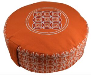 orado products premium zafu meditation/yoga cushion filled with 100% usa grown organic buckwheat hulls- perfect for daily meditation or yoga