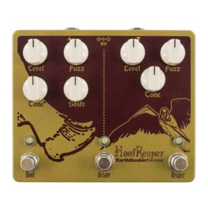 earthquaker devices hoof reaper v2 dual fuzz pedal