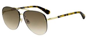 kate spade sunglasses (safilo group) women's jakayla aviator sunglasses, dark havana, 62 mm