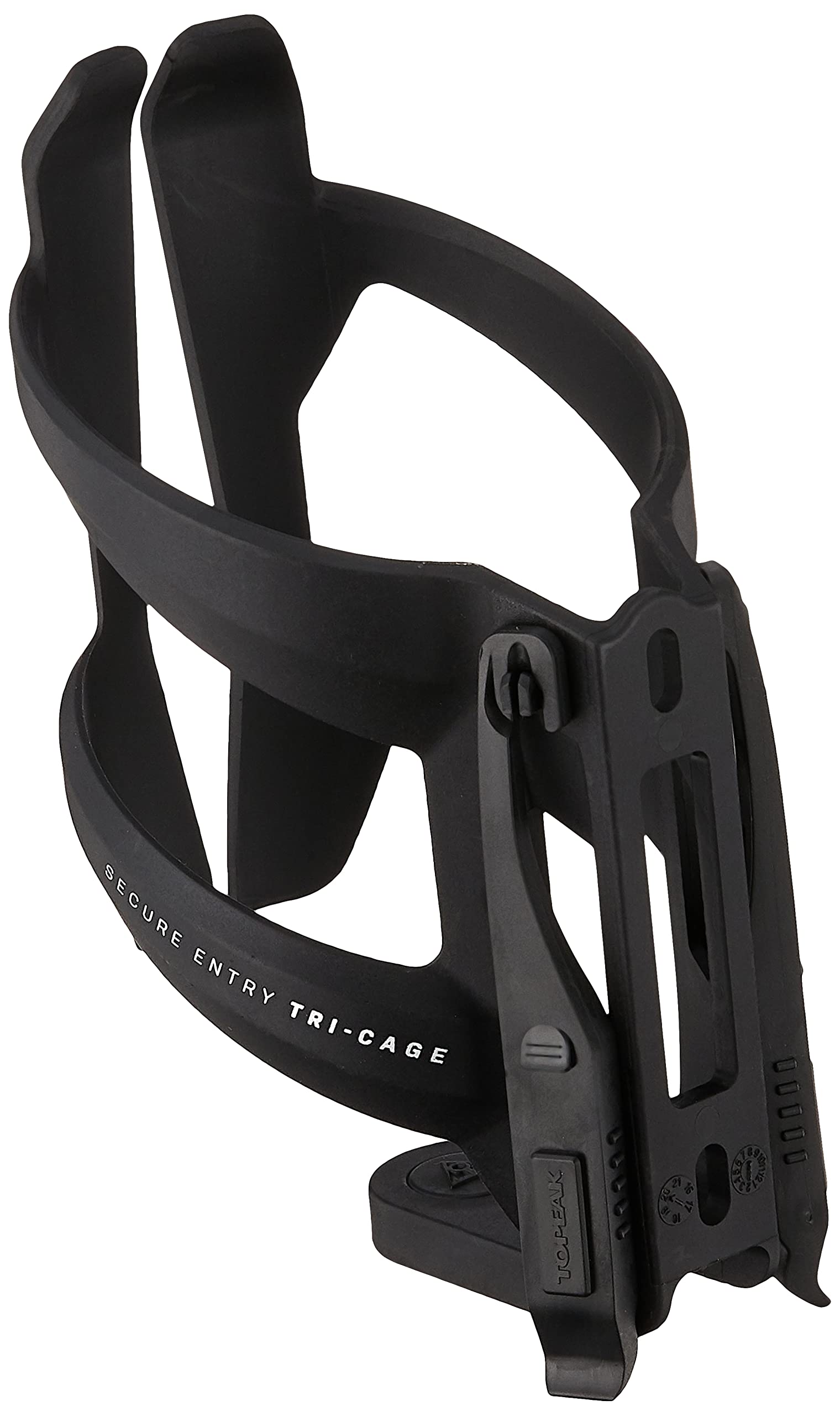 Topeak Bike Tri-Cage with Integrated tire levers Black, 14.7 x 9 x 8.2 cm / 5.8” x 3.5” x 3.2”