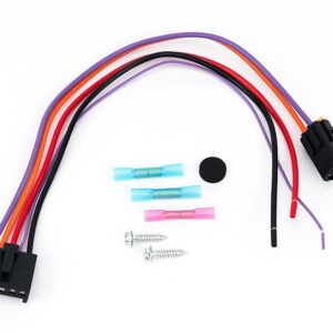 HVAC Blower Motor Resistor Complete Kit with Harness - Replaces 15 81773, 89018778, 89019351, 1581773, 15-81773 Compatible with Chevy, GMC Vehicles - Silverado, Tahoe, Suburban, Sierra, Yukon XL