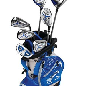 Callaway Golf Xj Junior Golf Set, Level 3, 7 Piece Set, Right Hand, Blue