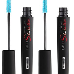 Maybelline New York Lash Stiletto Ultimate Length Waterproof Mascara Makeup, Very Black, 2 Count