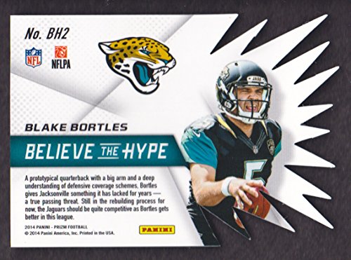 2014 Panini Prizm Football Believe the Hype #BH2 Blake Bortles Jacksonville Jaguars