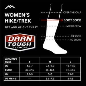 DARN TOUGH (Style 1946) Women's Gatewood Hike/Trek Sock - Oatmeal, Medium