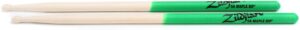 zildjian 5a maple green dip drumsticks