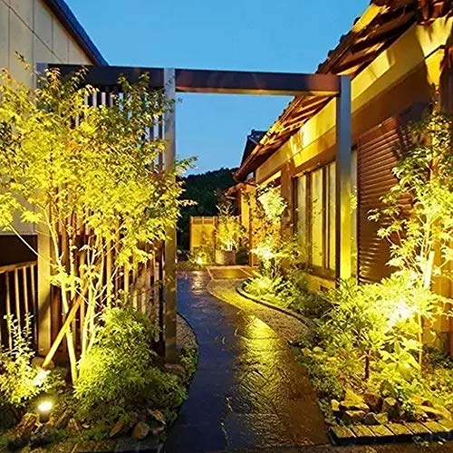 Haian Support Water Resistant PAR36 LED Landscape Bulb,9W 900LM 3000K Warm White,12V AC/DC,4 Pack,Ideal for Landscape Lighting, Off-Road & RV Vehicles, Tractors