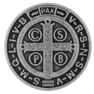 venerare 1" saint benedict medal (silver)