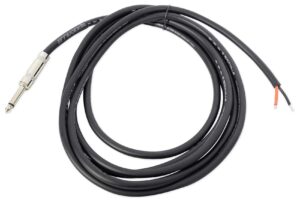 rockville rtsbw10 10 foot 1/4" ts to bare wire speaker cable,16 awg,100% copper