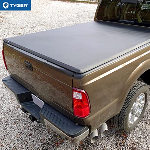 Tyger Auto T3 Soft Tri-fold Truck Bed Tonneau Cover Compatible with 2017-2024 Ford F-250 F-350 Super Duty | 6.75' (82") Bed | TG-BC3F1124