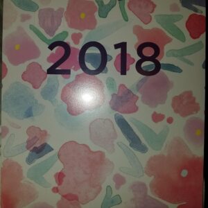 2018 Calendar water color flowers