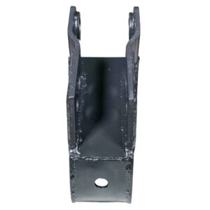 Titan Attachments 8" Fronthoe Bucket Fits Mini Skid Steer Fronthoe Backhoe Excavator, Bolt-on Forged Carbon Steel Teeth, Drainage Holes