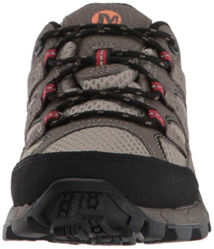 Merrell Moab 2 Low LACE Hiking Sneaker, BARK Brown, 4 Wide US Unisex Big_Kid