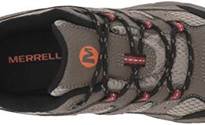 Merrell Moab 2 Low LACE Hiking Sneaker, BARK Brown, 4 Wide US Unisex Big_Kid