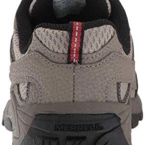 Merrell Moab 2 Low LACE Hiking Sneaker, BARK Brown, 4 Wide US Unisex Big_Kid