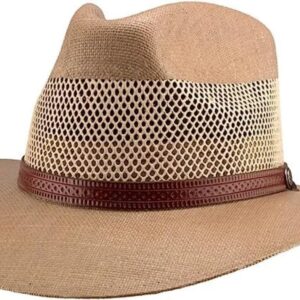 American Hat Makers Straw Hats for Men & Women — Milan Fedora Summer Hats Tan