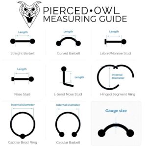 Pierced Owl 18G Stainless Steel Prong Set Synthetic Opals Septum Cartilage Helix Daith Tragus Hinged Segment Ring (White)