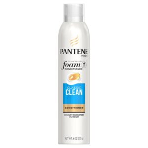 pantene pro-v classic clean foam hair conditioners, 6 ounce