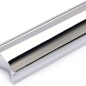 Stainless Steel Hawaii Electric Guitar Guitar Bass Lap Slide Bar Stick Silver Tone (Silver)