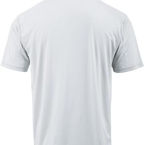 DRIEQUIP Men's Short Sleeve Moisture Wicking T-Shirt-XLT-White