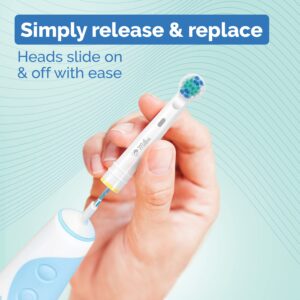 Milos Electric Toothbrush Heads for Adults Aged 16+, Pack of 16 Professional Toothbrush Replacement Heads, Compatible with Oral-B Toothbrushes