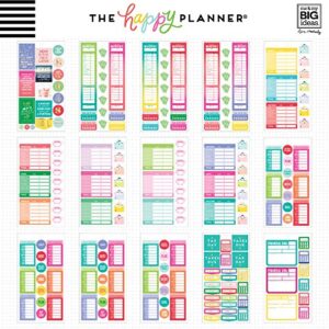 me & my BIG ideas Sticker Value Pack for Classic Planner - The Happy Planner Scrapbooking Supplies - Budget Theme - Multi-Color & Gold Foil - Great for Projects & Albums - 30 Sheets, 682 Stickers