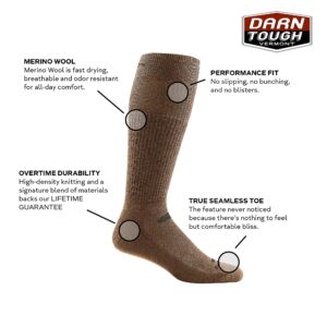 Darn Tough Tactical Mid-Calf Boot Light Cushion Socks T3005 Unisex – Foliage Green, Large