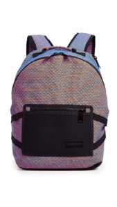 eastpak men's padded pak'r backpack, bright twine, print, red, one size