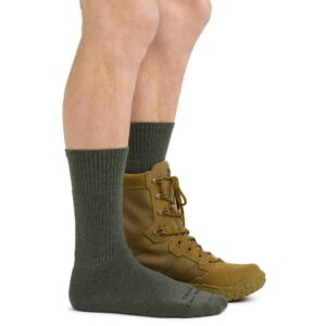 Darn Tough Tactical Boot Full Cushion Socks (T4022) Unisex – Black, Medium