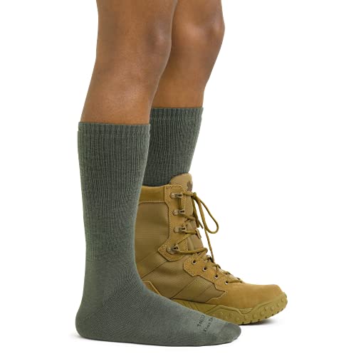 Darn Tough Tactical Boot Extra Cushion Socks (T4033) Unisex – (Black, Large)