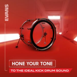 Evans UV EMAD Bass Drumhead, 22 inch