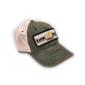 blanton's bourbon trucker hat - red (green)