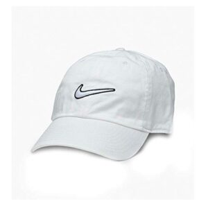 nike heritage 86 essential swoosh, white/white, einheitsgröße