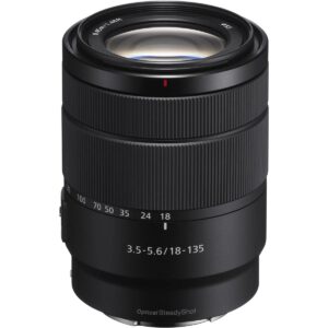 sony 18-135mm f3.5-5.6 oss aps-c e-mount zoom lens