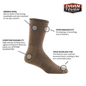 Darn Tough Tactical Boot Extra Cushion Socks (T4033) Unisex – (Coyote Brown, XX-Large)