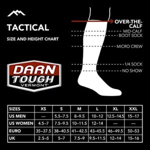 Darn Tough Tactical Boot Extra Cushion Socks (T4033) Unisex – (Coyote Brown, XX-Large)