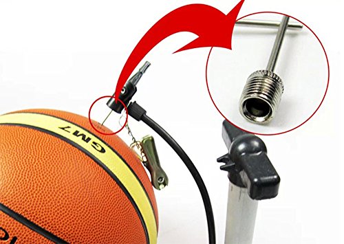 Mini Skater Stainless Steel Ball Pump Pins Inflation Needles with Tin Box Replacement for Basketball Football Rugby Soccer Volleyball Bike Electric or Hand Pump, 12Pcs