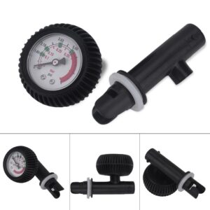 Vbestlife Kayak Barometer, Nylon Inflatable Boat Air Pressure Gauge Barometer for Kayak Raft Air Pressure Gauge for Inflatable Boat Pressure Gauge Kayak