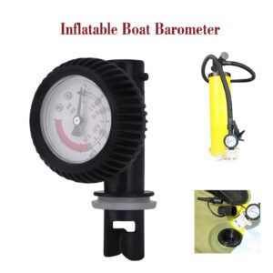 Vbestlife Kayak Barometer, Nylon Inflatable Boat Air Pressure Gauge Barometer for Kayak Raft Air Pressure Gauge for Inflatable Boat Pressure Gauge Kayak