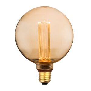 harwez globe decorative led light bulb, oversized round dimmable amber rn(retro&novelty) g125/g40, virtual filament, edison 3.5w 2000k soft warm mood lighting(not daylight white), e26 medium base