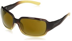 suncloud laurel polarized sunglasses, brown fade, sienna mirror