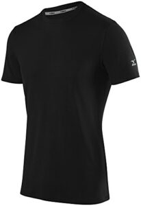 mizuno mens 2.0 youth volleyball attack 2 0 tee shirt, black, x-large us