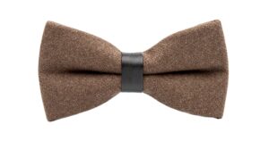 men's brown bow tie pre-tie double layers bowties male fashion boys girls kids